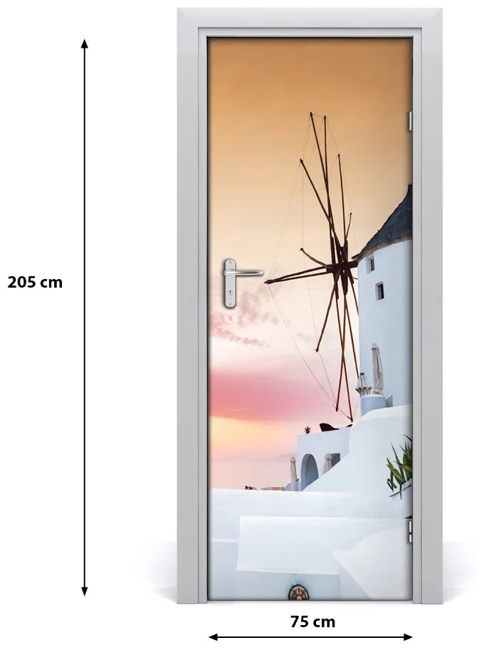 Fototapeta samolepící na dveře Santorini Řecko 75x205 cm