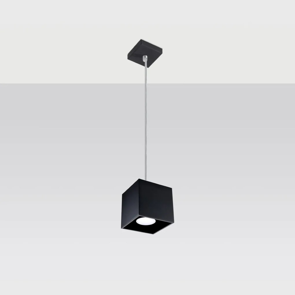 Sollux Lighting Závěsné svítidlo QUAD 1 černé