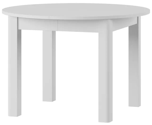 MAXIVA Jídelní stůl rozkládací - URAN 1, 110/160x110, matná bílá