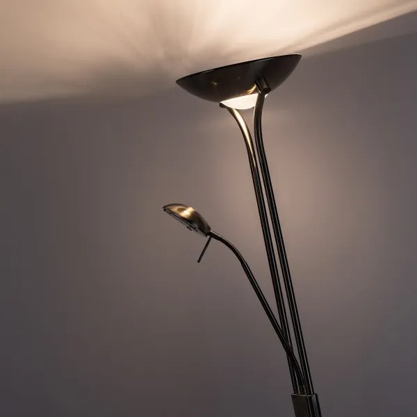 Brilagi - Stmívatelná stojací lampa SCARLETT 1xR7s/230W/230V + 1xG9/40W bronzová