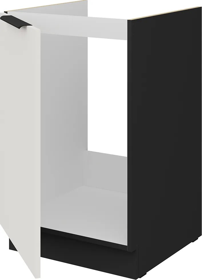ARIA wb | dolní skříňka 50 ZL 1F dřezová | 50 cm | ANTI FINGERPRINT povrch | černá/bílá