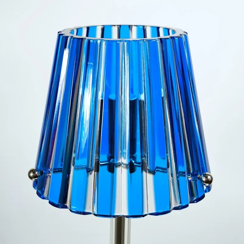 Moderní stolní lampa HOOPS CRYSTAL 02-TL-NI-HOB - ARTGLASS