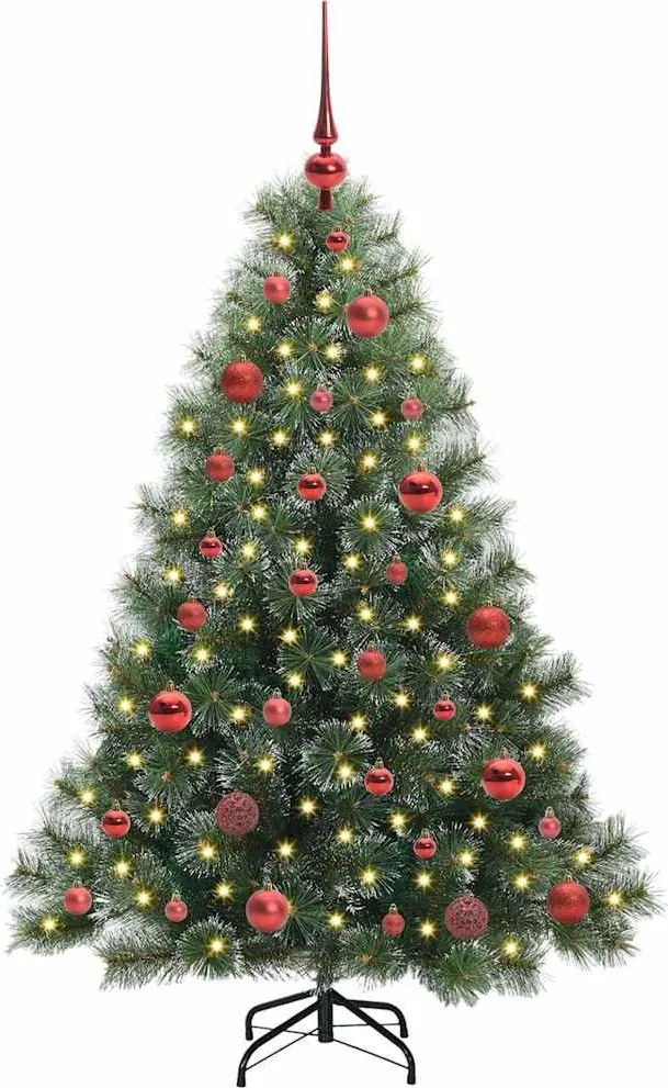 Umělý vánoční stromeček s stojanem Zelená 150 cm PE a PVC 3397835
