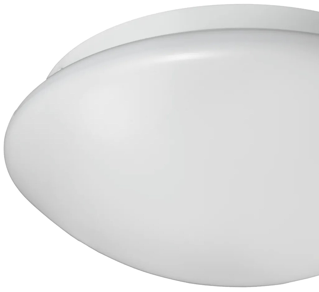 Stropní svítidlo Fury, 1x bílé PVC stínítko, w