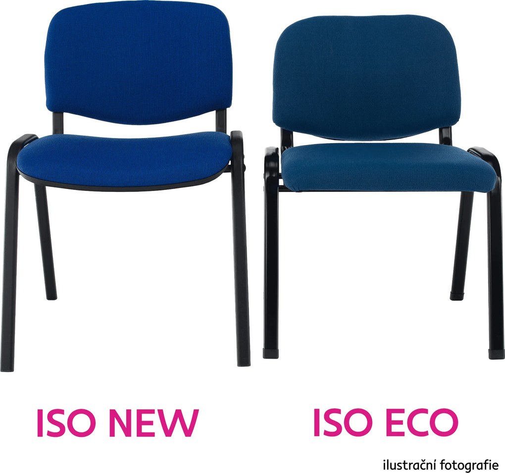 Kancelářská židle, šedá, ISO ECO
