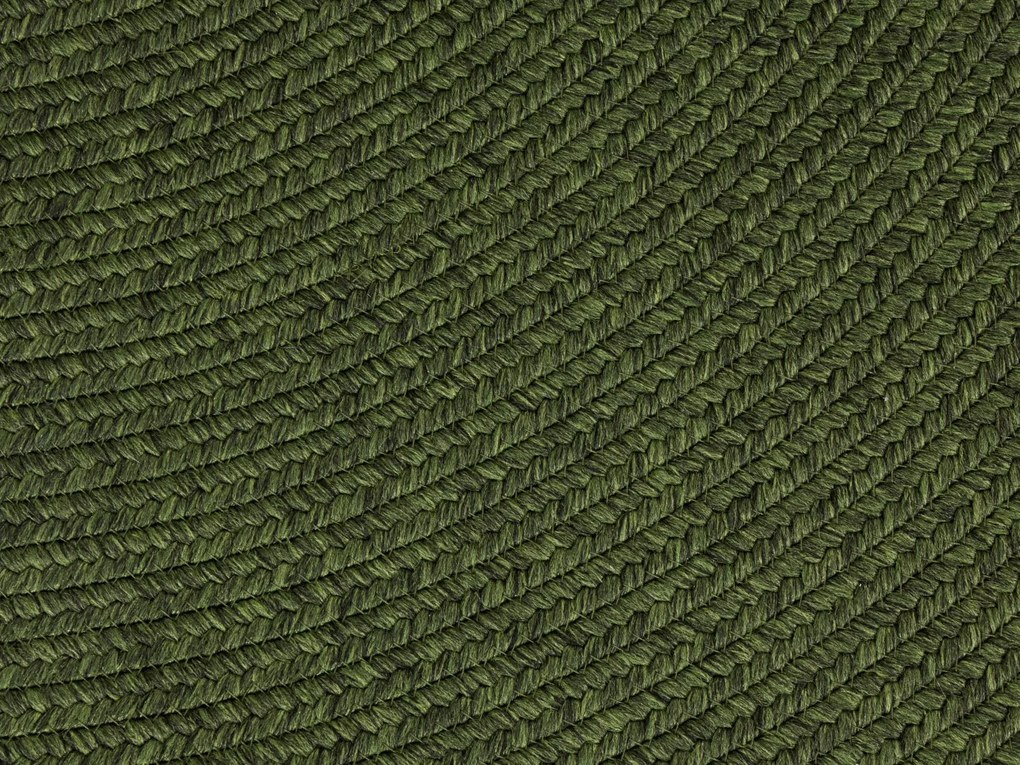 NORTHRUGS - Hanse Home koberce Kusový koberec Braided 105554 Green kruh – na ven i na doma - 150x150 (průměr) kruh cm