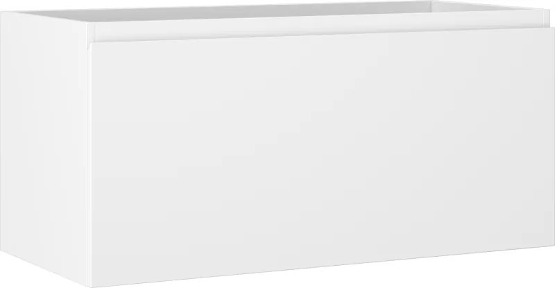 Mexen Orio, koupelnová skříňka 100 cm, 1 zásuvka, bílá matná, 91A10-10047-1-BF01