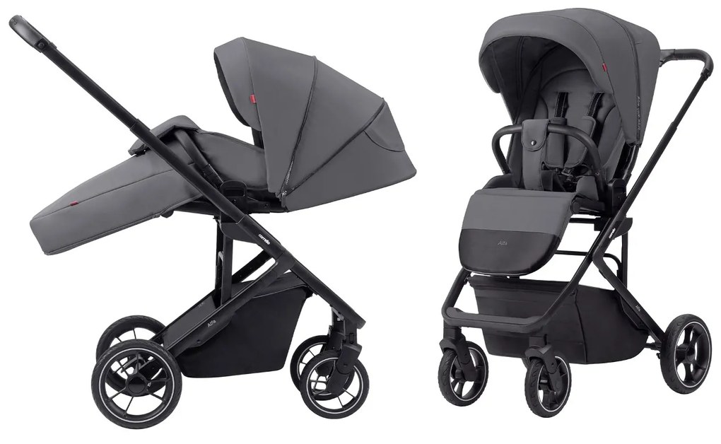 Dětský kočárek Carrello Alfa 2023 CRL-5508 Graphite Grey