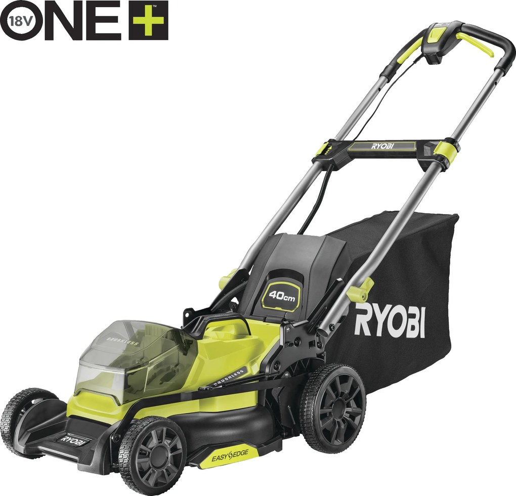 Ryobi RY18LMX40C-0 18V ONE+ Bezuhlíková sekačka na trávu záběr 40cm bez AKU