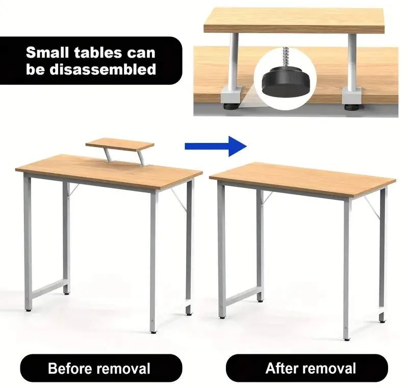 Pracovní, PC stůl, dřevo, kov, dub, bílá, NoBi TARCAL TYP 2