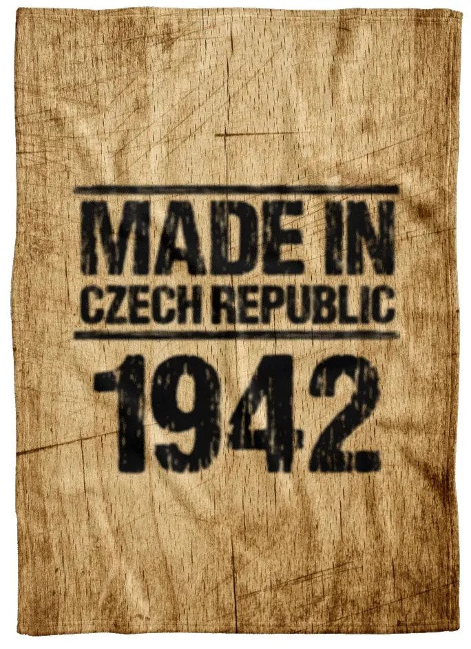 Deka Made In (rok: 1942, Podšití beránkem: NE)