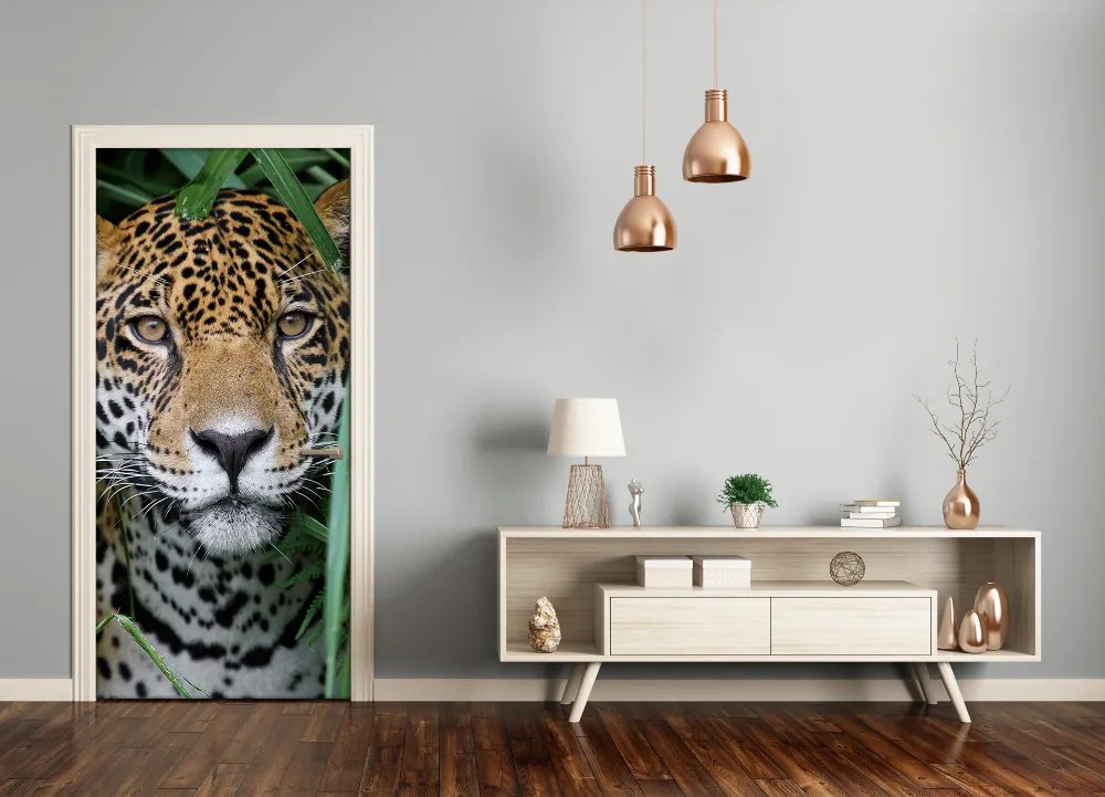 Fototapeta samolepící na dveře Amazonie jaguár 95x205 cm