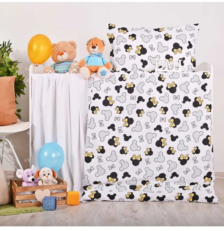Povlečení dětské Mouse EMI, Dětský set 90x130 + 45x65