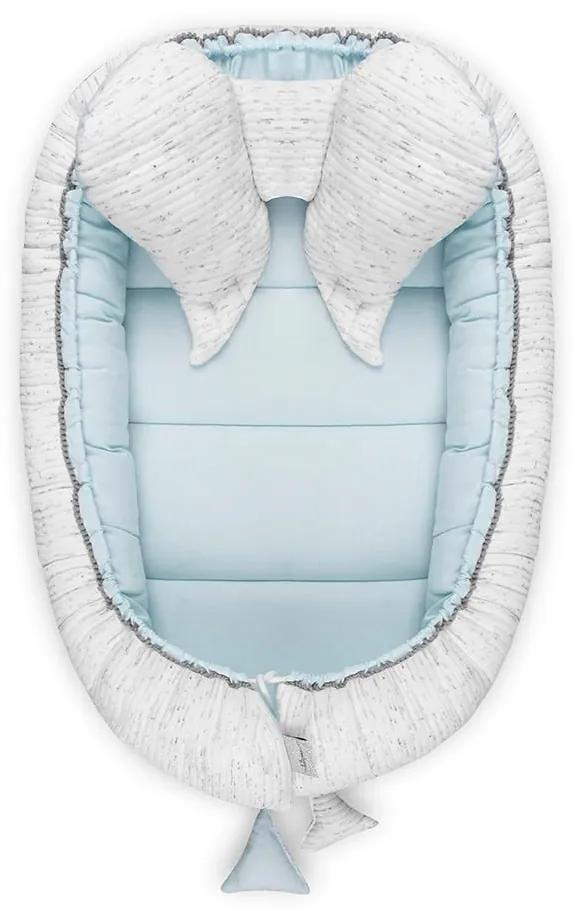 Luxusní hnízdečko pro miminko Belisima Enzo Modrá