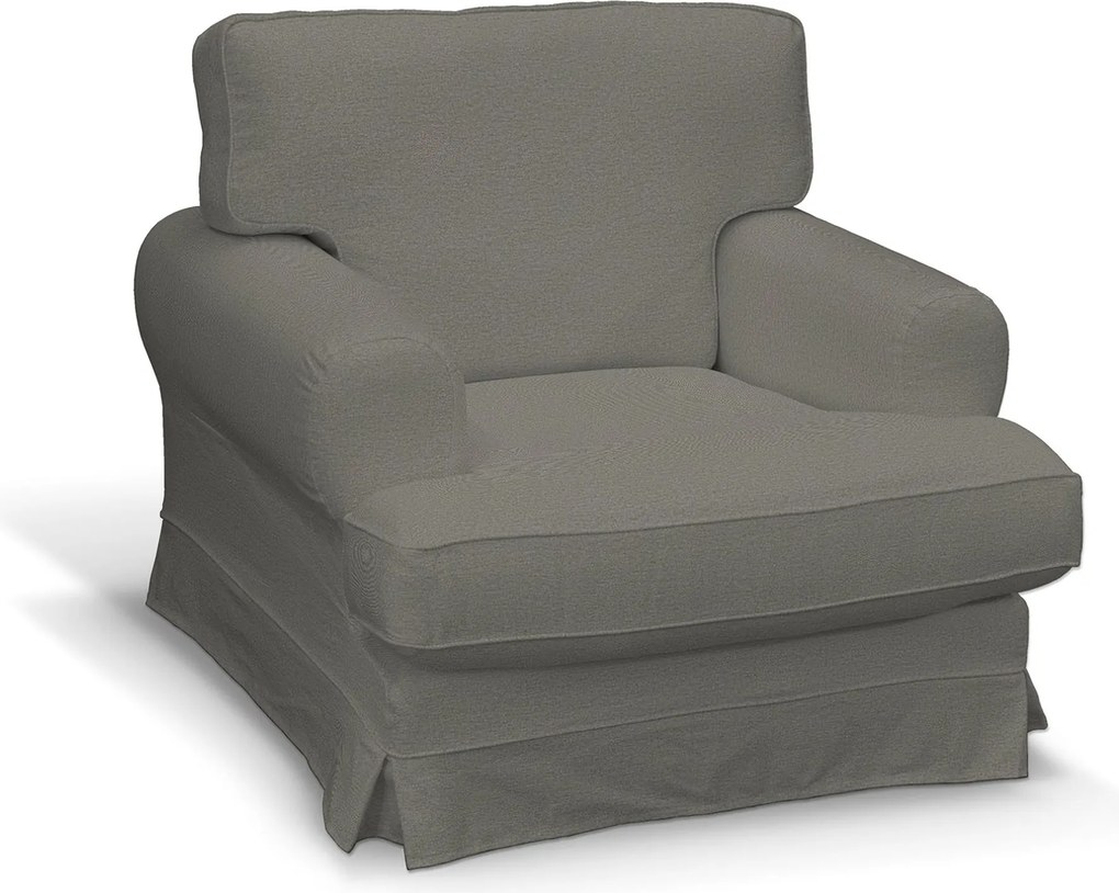 Potah na křeslo IKEA Ekeskog barva šedá látka pletený vzor