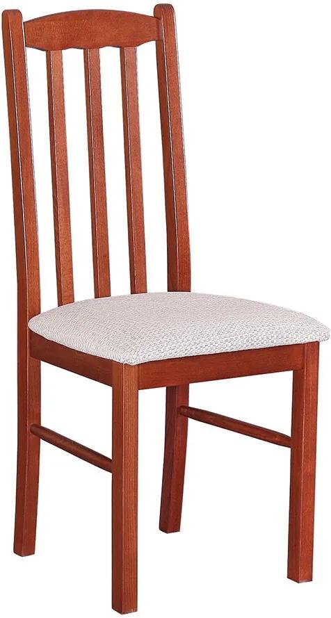 Jídelní židle Boss XII Bílá akryl, Tkanina 15