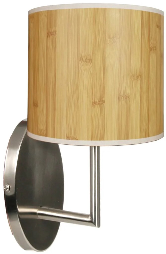 Nástěnná lampa imitující dřevo VALLADOLID, 1xE14, 40W, borovice Clx
