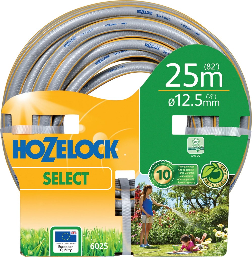 Zahradní hadice 1/2" 25 m 4-vrstvá Select Hozelock 6025 30 bar Flex