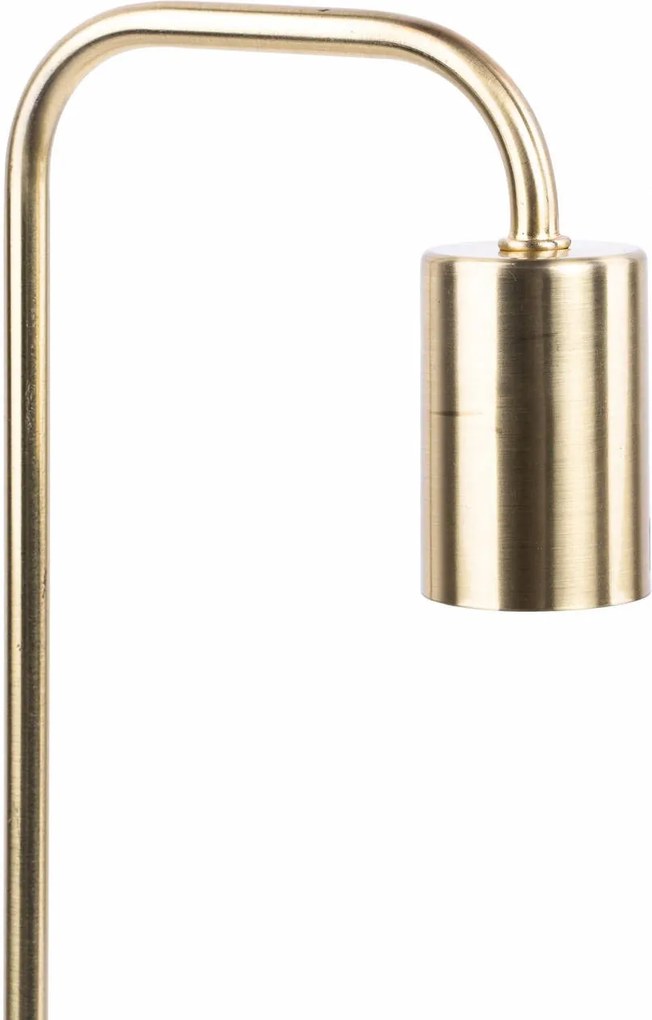 Stolní lampa KELI, kovová stolní lampa, zlatá stolní lampa, 46 cm