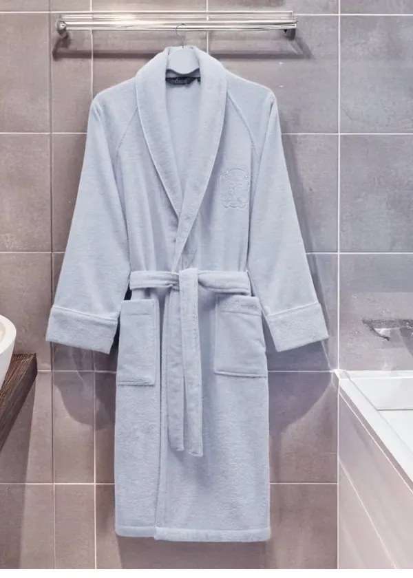 Modalový unisex župan DELUXE Světle béžová XXL