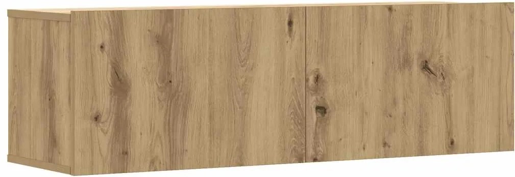 Sada 6 kusů nástěnné TV skříňka dub artisan kompozitní dřevo 3328992