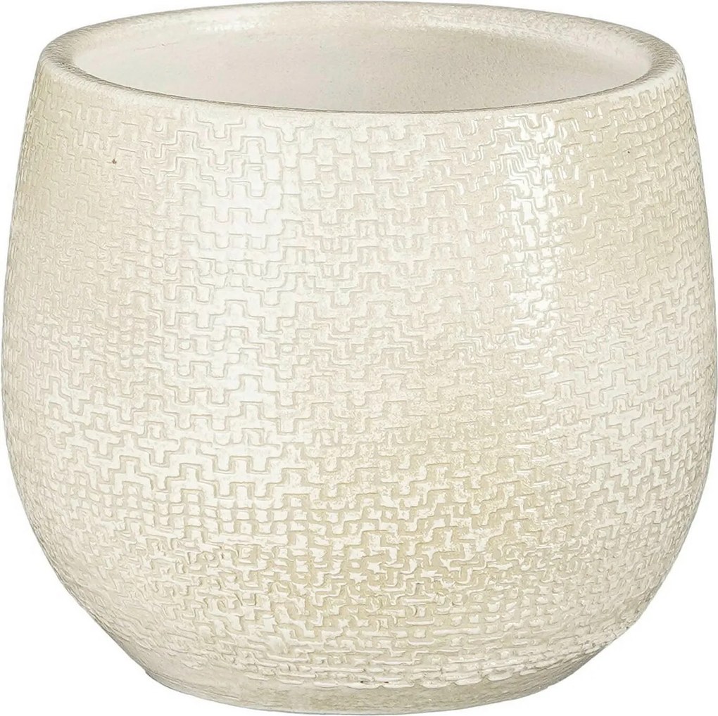 XXXLutz KVĚTINÁČ keramika, 13.5/13.5/13.5 cm - Květináče a obaly na květináče - 004536190501