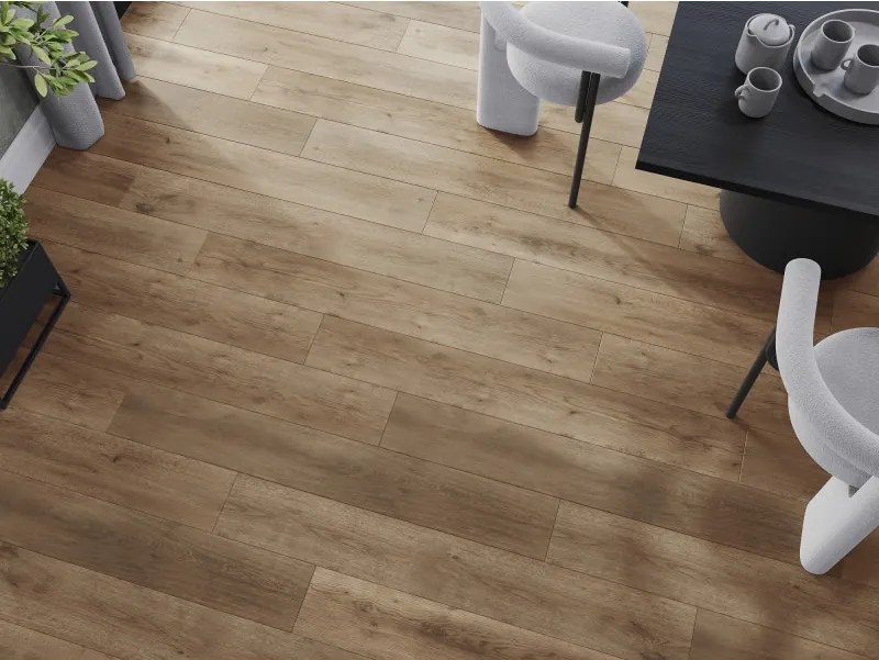Mexen Spirit Lake vzorek vinylových panelů SPC 6,5 mm, podložka IXPE 1,5 mm, 4 V-drážka, dub - F1001-S
