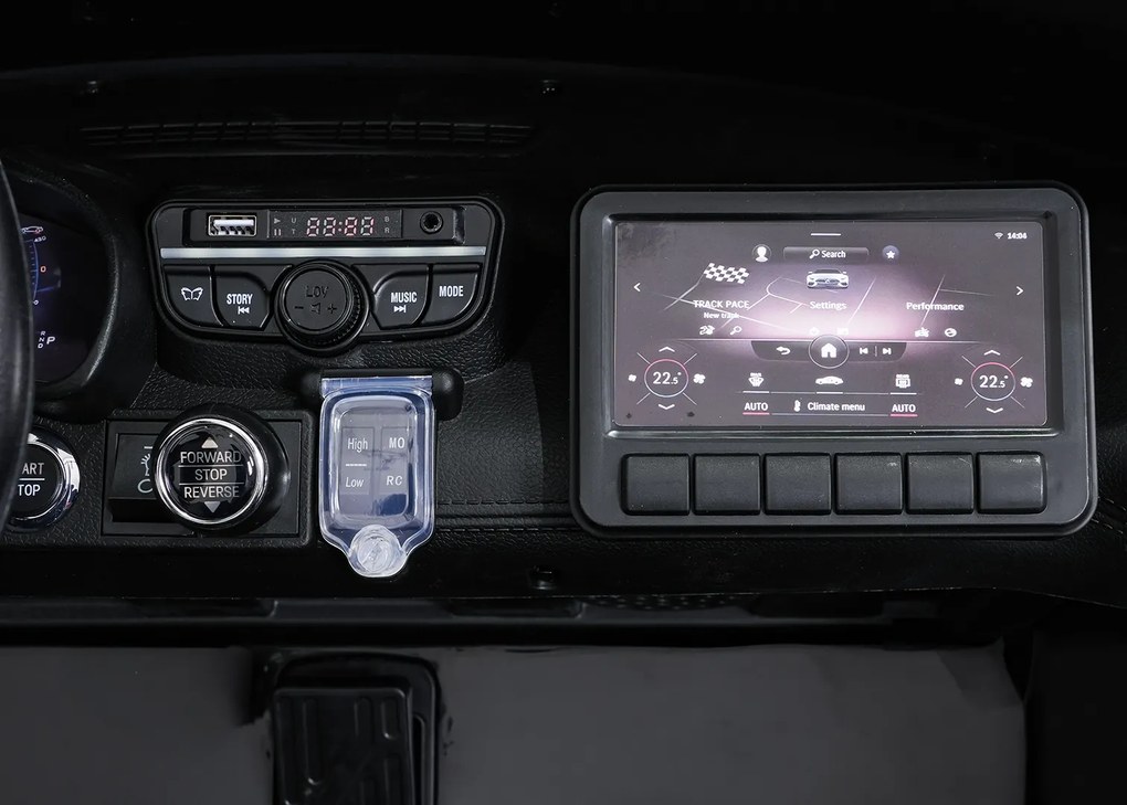 Ramiz Mercedes-Benz GT63 AMG elektrické autíčko pro děti černé