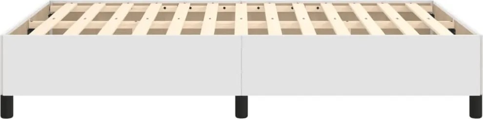 Rám postele bez matrace bílý 120x190 cm umělá kůže 3269646