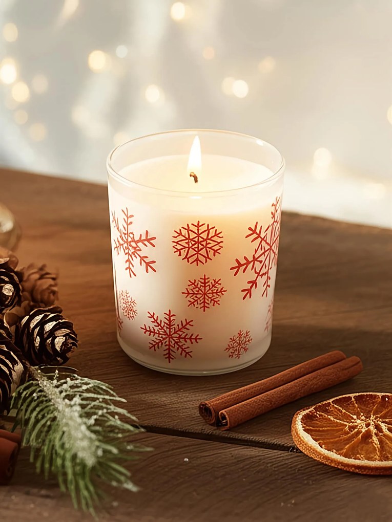 Sinsay - Svíčka Winter Spice - červená