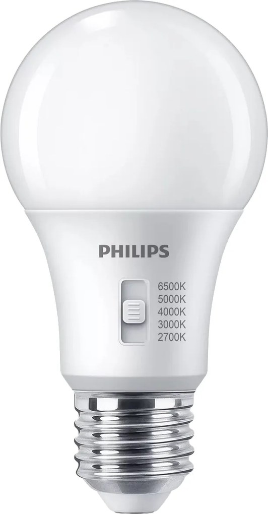 LED žárovka E27 stmívatelná 8W 806lm A60 5CCT Philips 2700K - 6500K
