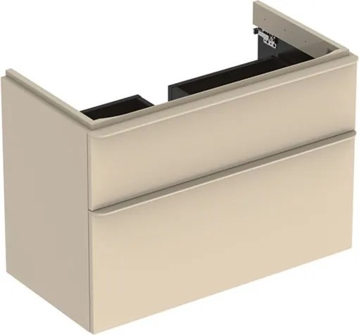 Geberit Smyle Square koupelnová skříňka pod umyvadlo 88,4x62x47 cm šedá 500.354.JL.1