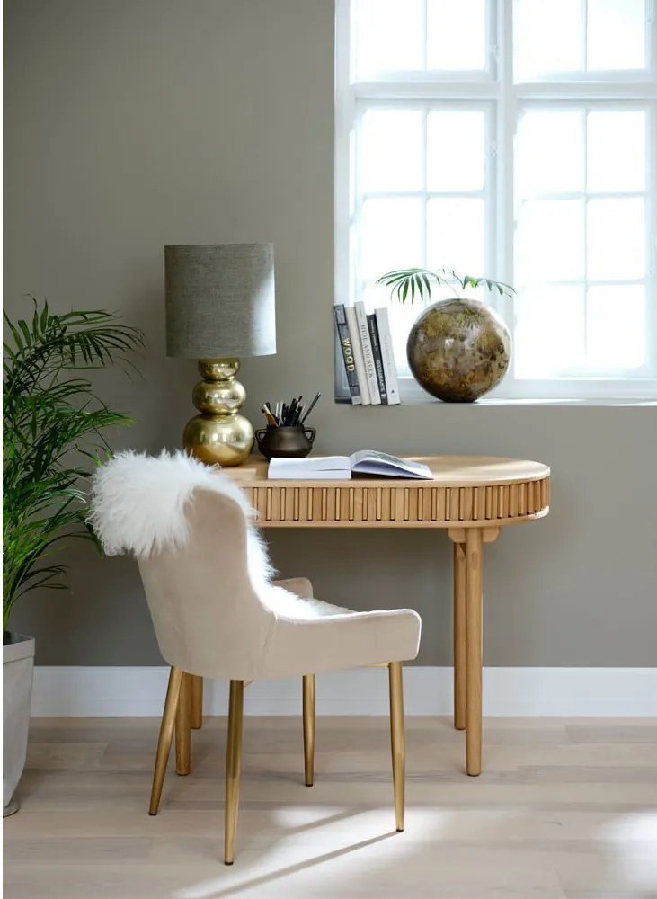 Pracovní stůl v dekoru dubu 60x120 cm Carno – Unique Furniture