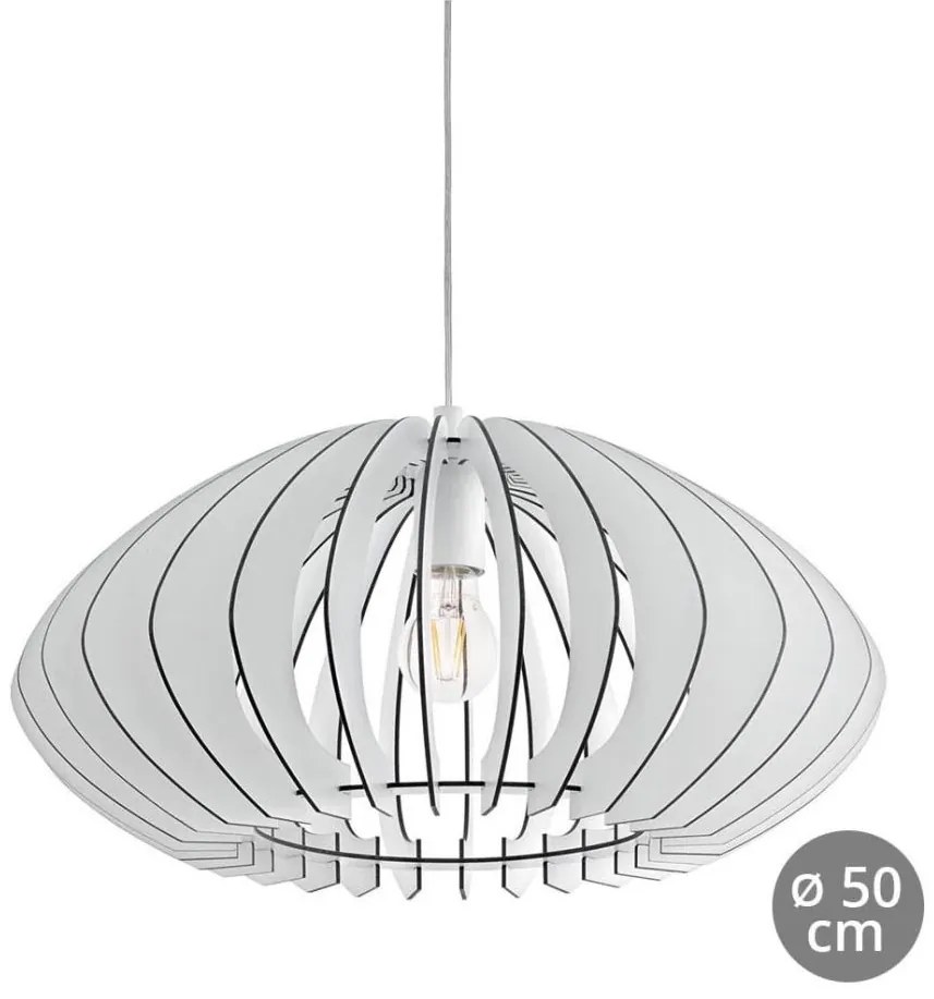Eglo 95254 - Lustr COSSANO 2 1xE27/60W/230V