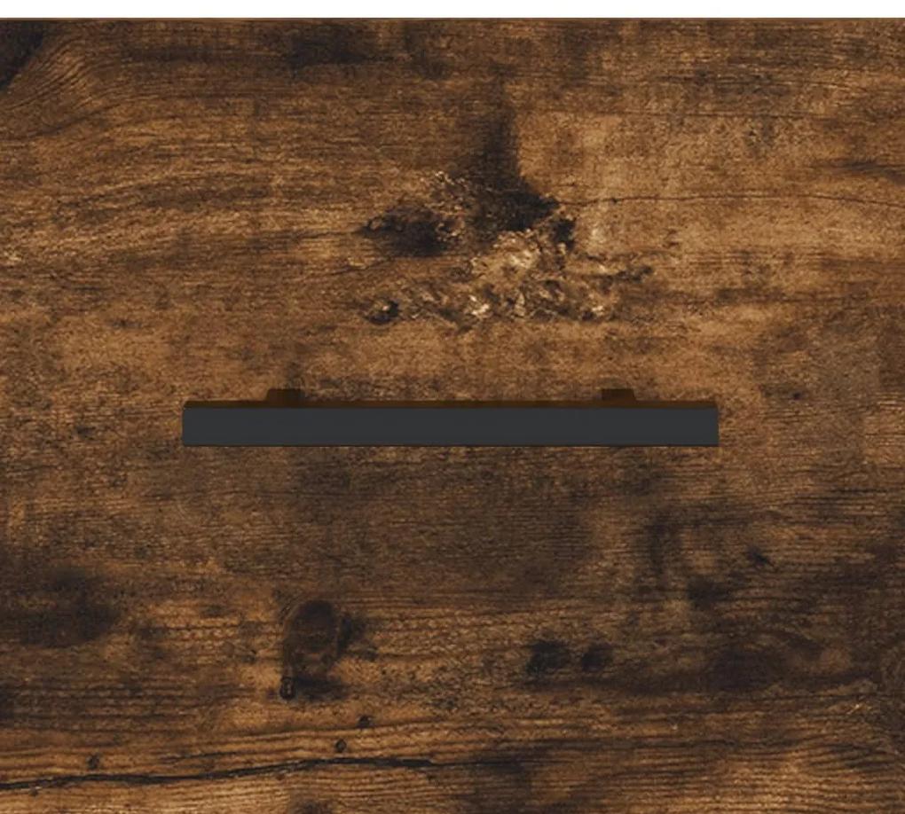 Skříň highboard kouřový dub 69,5 x 34 x 180 cm kompozitní dřevo,  3189474