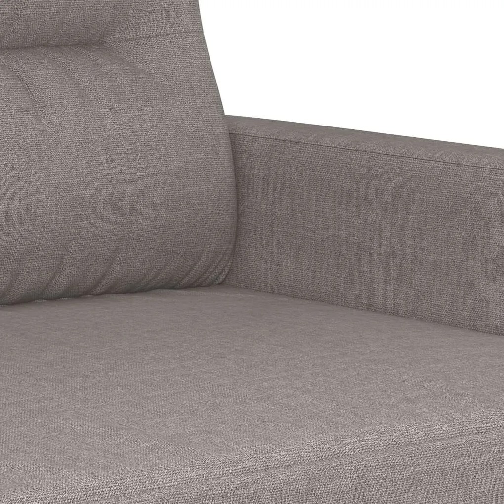 2dílná sedací souprava s polštáři taupe textil 3201623