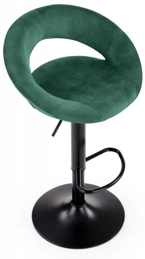 Barová židle H102 Halmar Tmavě zelená