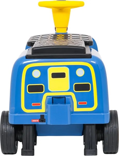 Elektrické autíčko lokomotiva modré