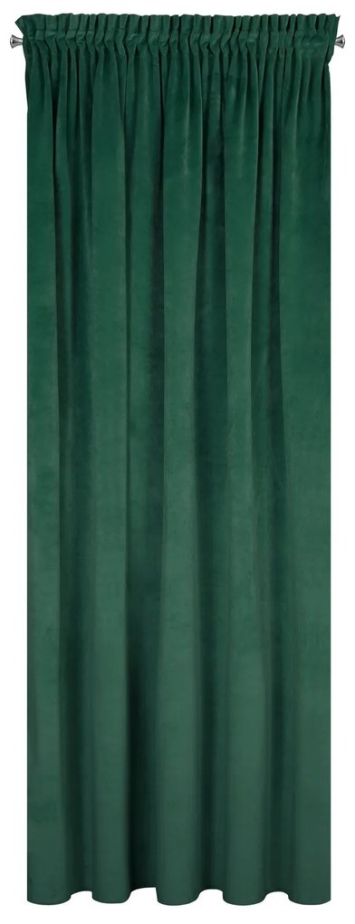 ZATEMŇOVACÍ ZÁVĚS NA PÁSCE RIA 140X270 CM TMAVĚZELENÁ