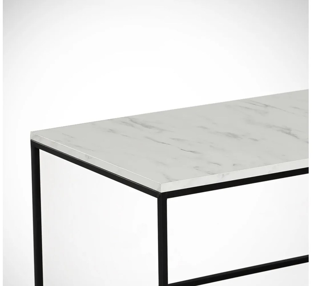Designový konferenční stolek Pacorro 95 cm bílý