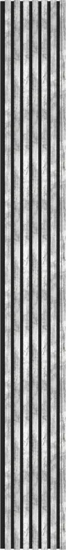 Mexen Lam-F, akustické stěnové lamely 275 × 31,5 cm, filc 6 mm, dub bělený, S105-275317-2812-064