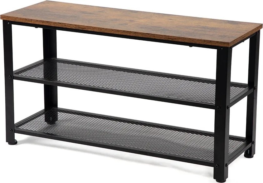 Černý ocelový botník 80x45x30 cm Arne – Bonami Essentials