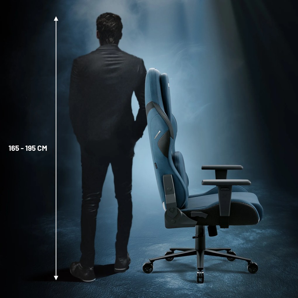 Herní židle Normal Size, modrý-černý: Diablo X-One Prime Meta Ocean