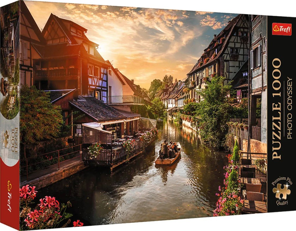 TREFL PUZZLE PREMIUM Photo Odyssey Malé Benátky v Colmaru 68x48cm 1000 dílků tr10816