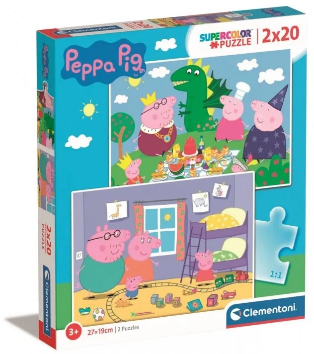 247783 Dětské puzzle - Peppa pig II. - Sada 2x20ks