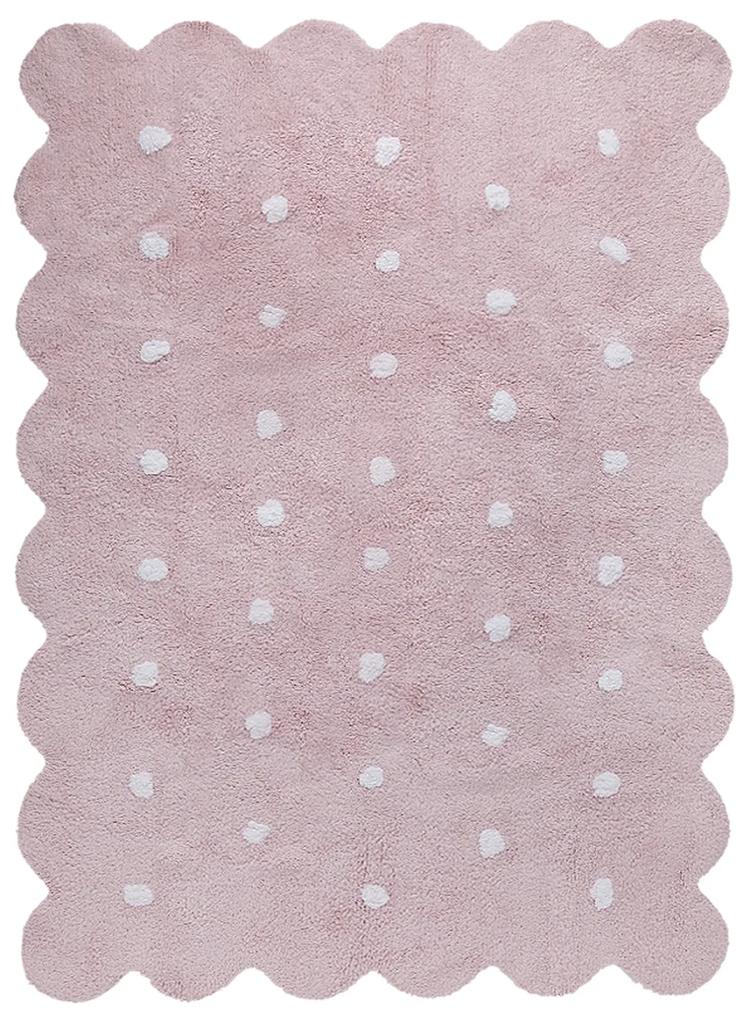 Lorena Canals koberce Bio koberec kusový, ručně tkaný Biscuit Pink - 120x160 cm