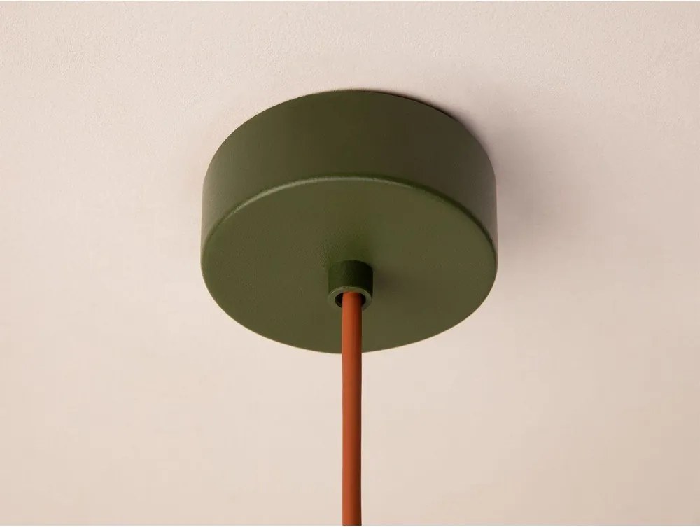 Kovové závěsné svítidlo v cihlové barvě ø 30 cm Ori – Micadoni