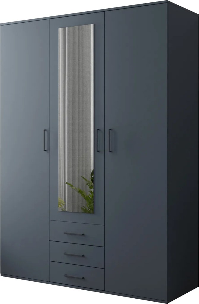 ARK Šatní skříň OLYMP, Modrá 150 cm