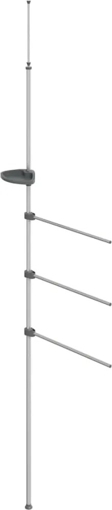Držák na ručníky 47 x 280 cm hliník 154598