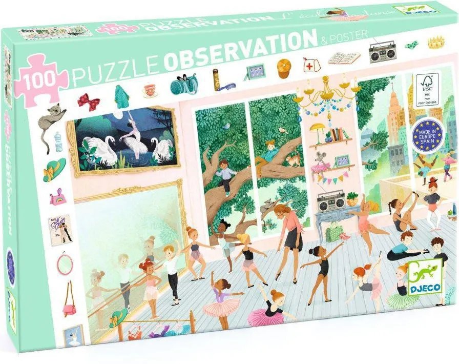 Djeco Vyhledávací puzzle Taneční škola